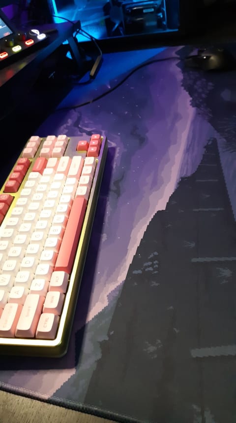 Pixel Comet Desk Mat by Hipyo Tech | Kinetic Labs