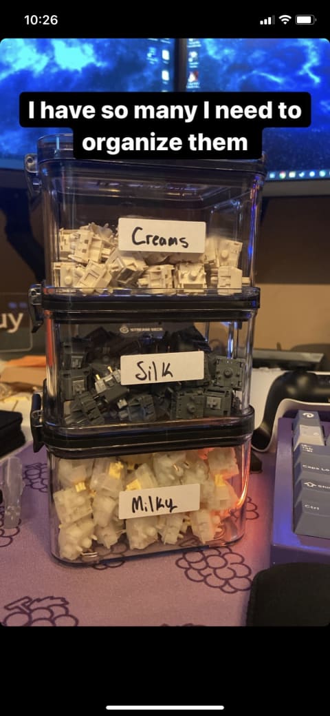 Keyboard Switch Containers | Kinetic Labs