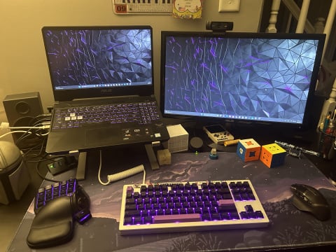 Pixel Comet Desk Mat by Hipyo Tech | Kinetic Labs