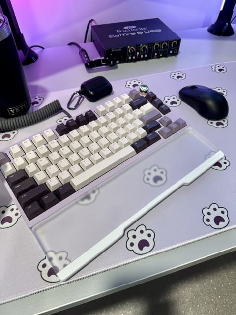 Taro Toe Beans Desk Mat by Apiary Keyboards | Kinetic Labs