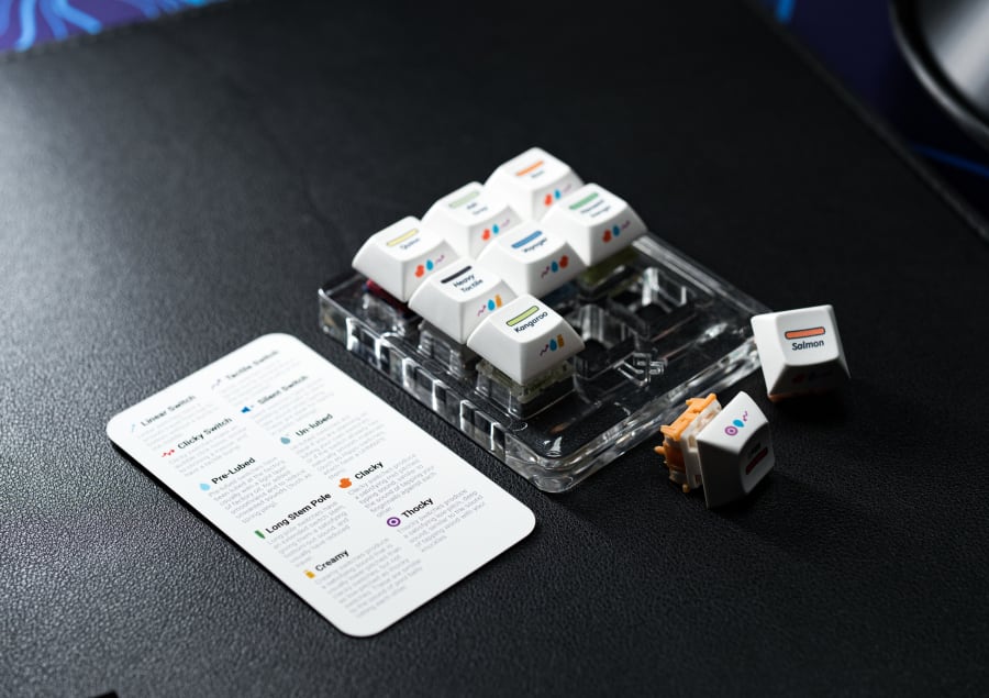 Mechanical Keyboard Switch Tester Packs | Kinetic Labs