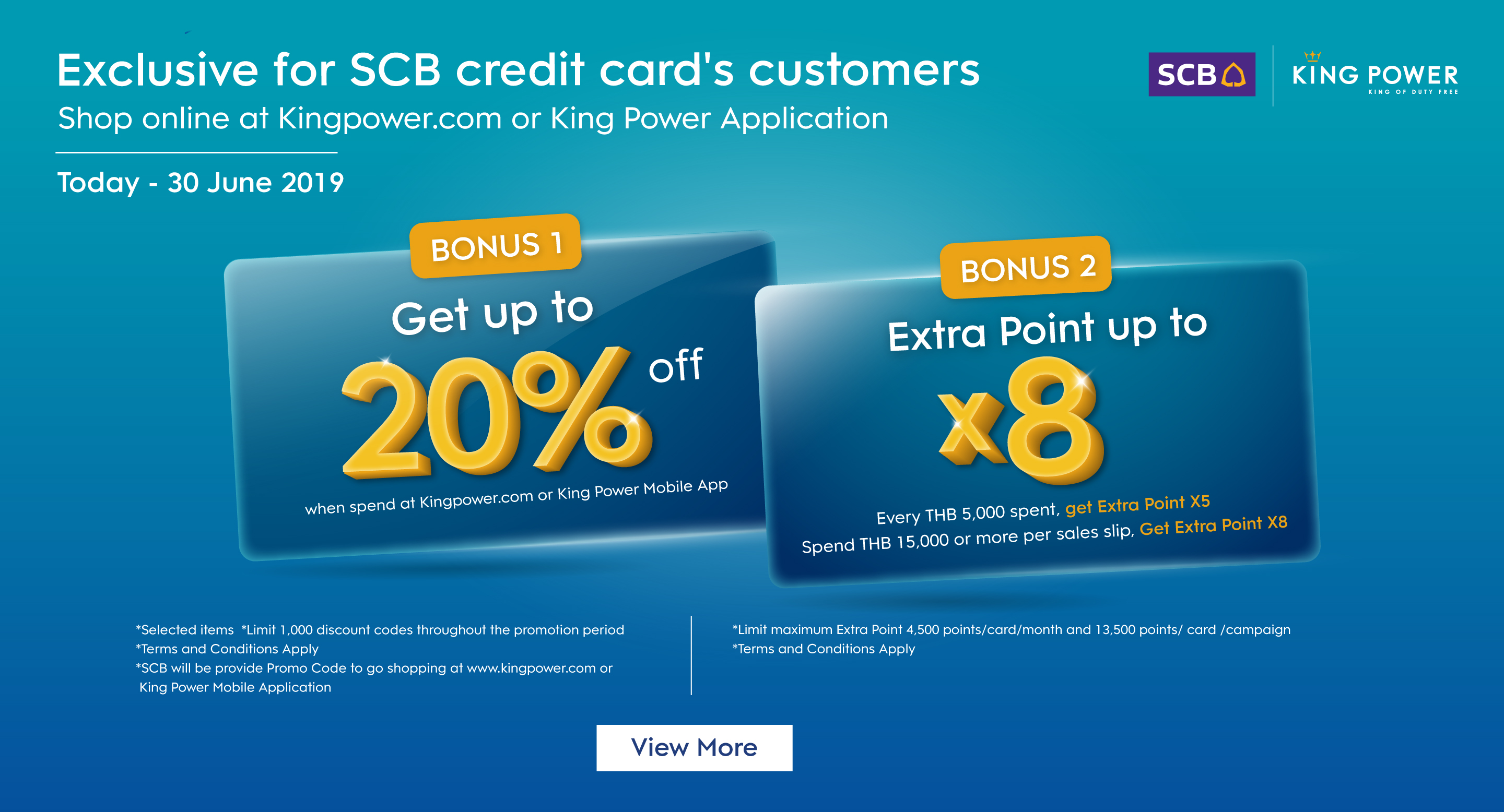 King Power | Exclusive for SCB credit card's customers