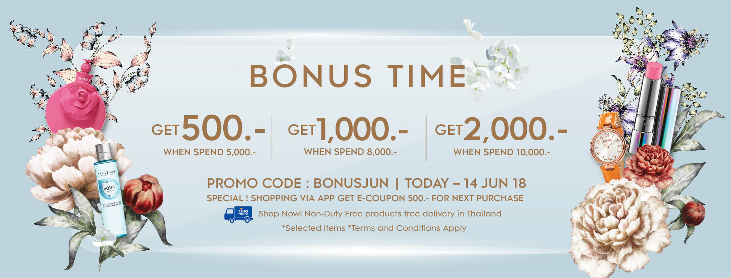King Power | Condition Bonus Time 2000.-