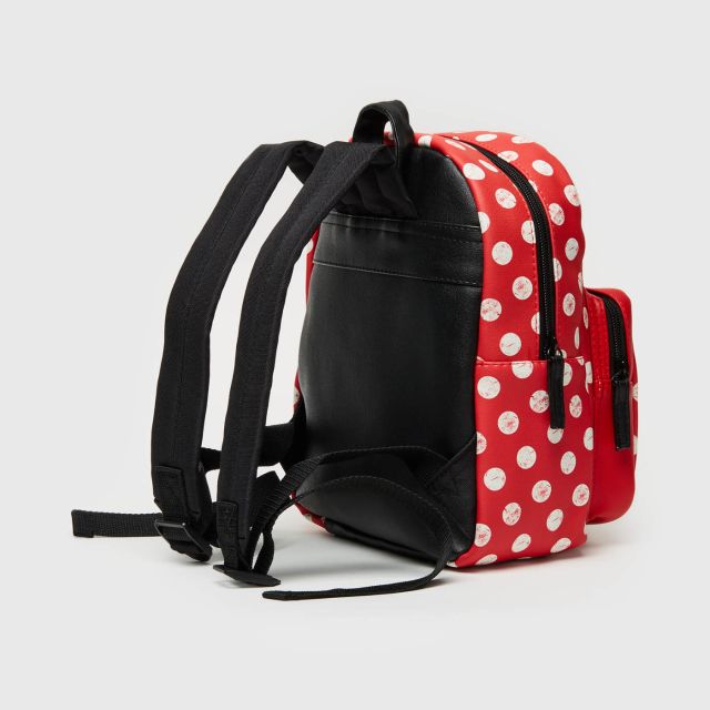 Disney Minnie Mouse Backpack 10" - Red with white dot