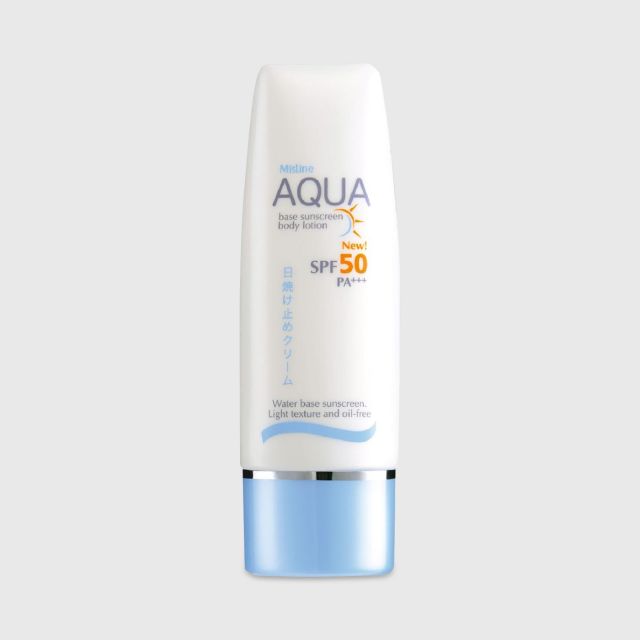 Mistine Aqua Base Sunscreen Body Lotion SPF 50 PA+++ 70ml.