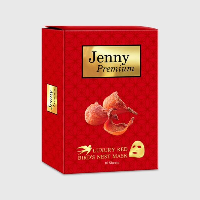 JENNY PREMIUM Luxury Red Bird's Nest Mask