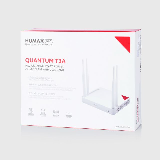 HUMAX T3A Multi-Function Wi-Fi Router AC1200