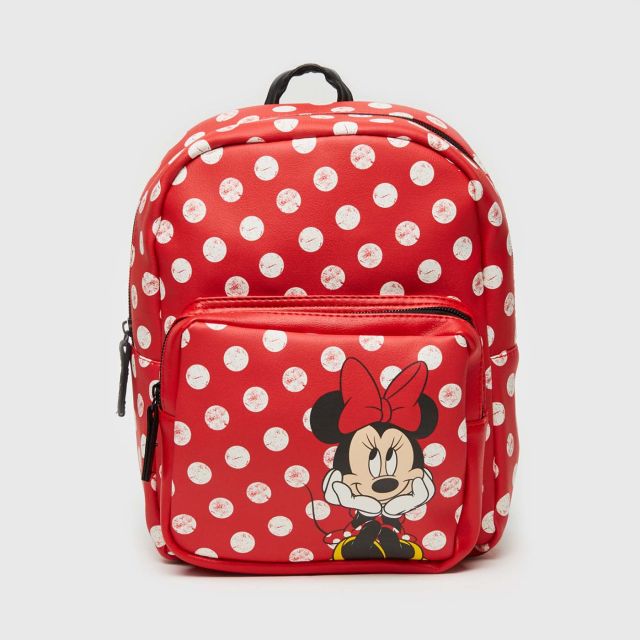 Disney Minnie Mouse Backpack 10" - Red with white dot