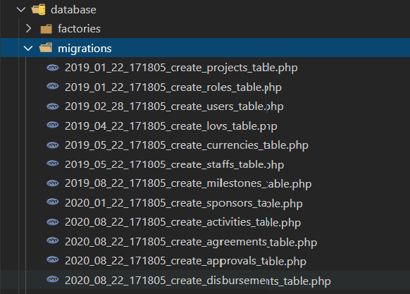 laravel - General error: 1824 Failed to open the referenced table - Stack Overflow