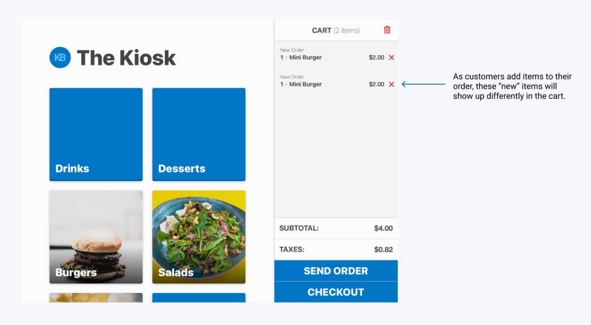 Open Tab Self Order Kiosks | KioskBuddy