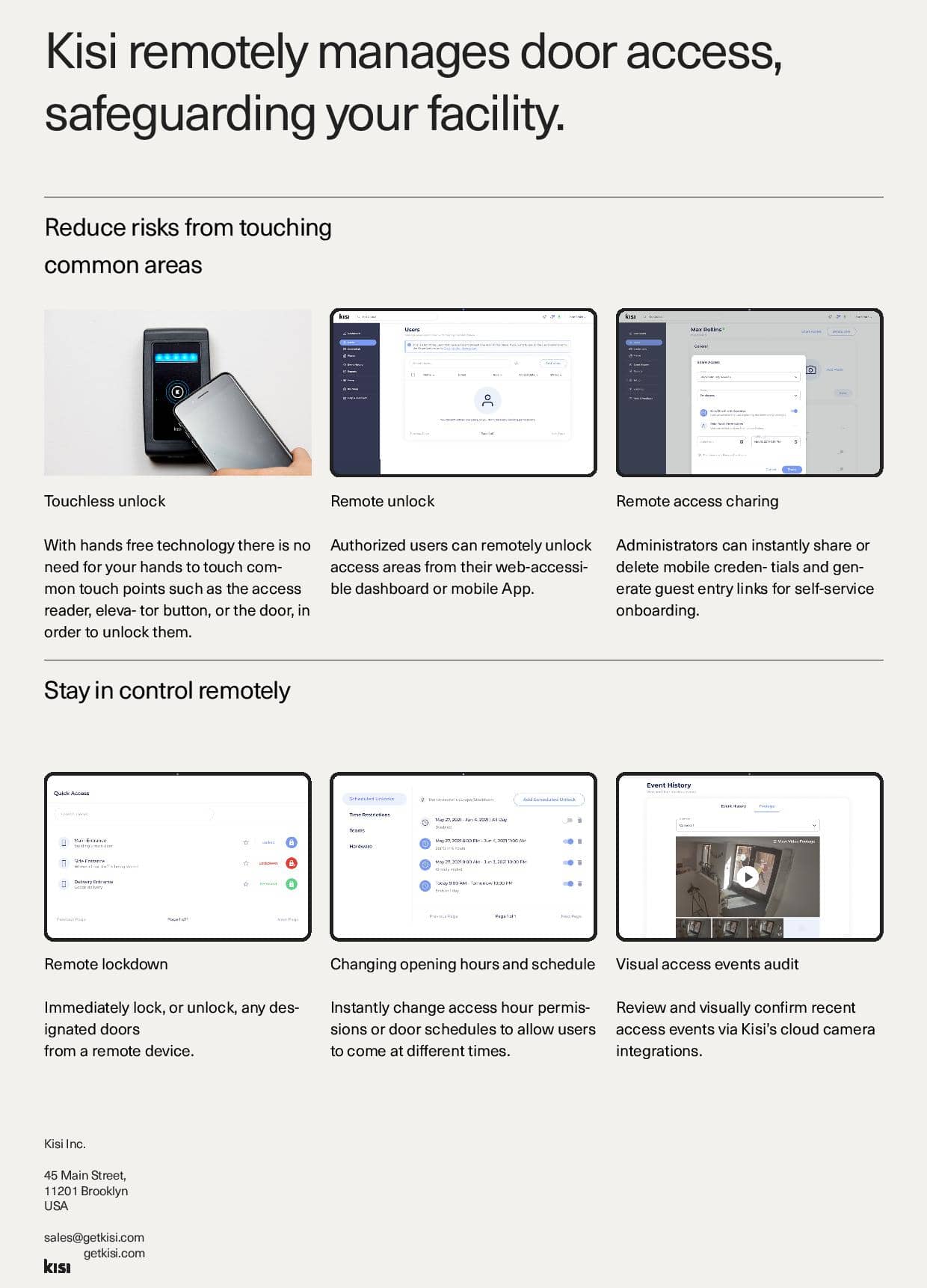 Kisi Office Management Guides | Download Center