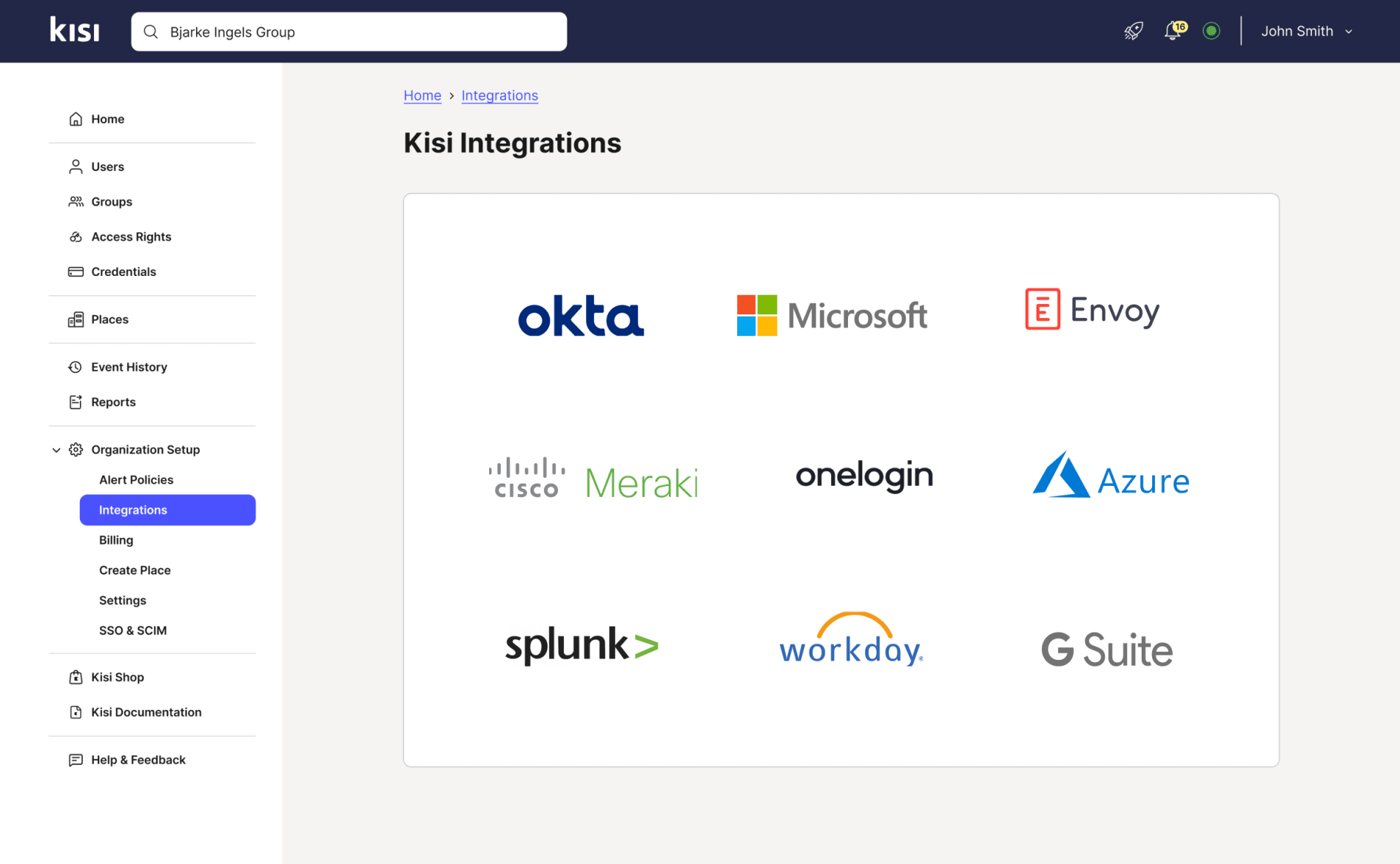 Integrations for Physical Access Control I Kisi
