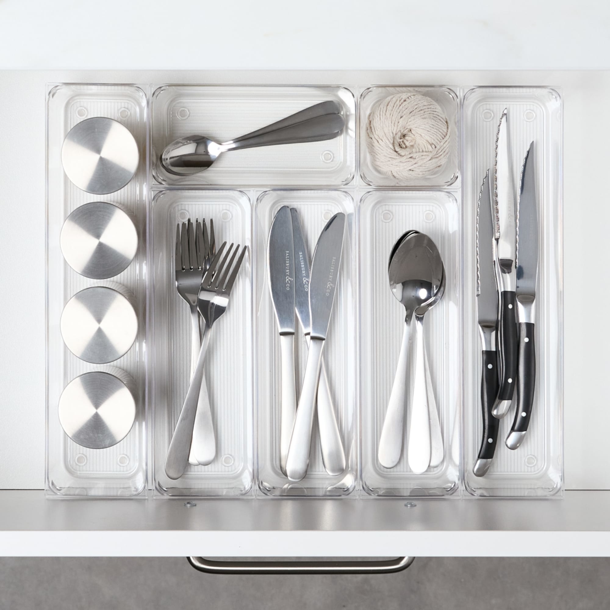 Clear Drawer Organiser Set 7pc | Kitchen Warehouse™