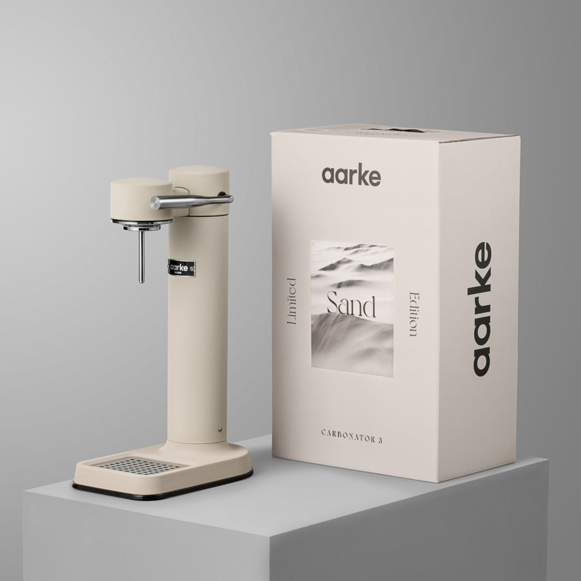 Aarke Carbonator 3 Sparkling Water Maker Sand | Kitchen Warehouse™