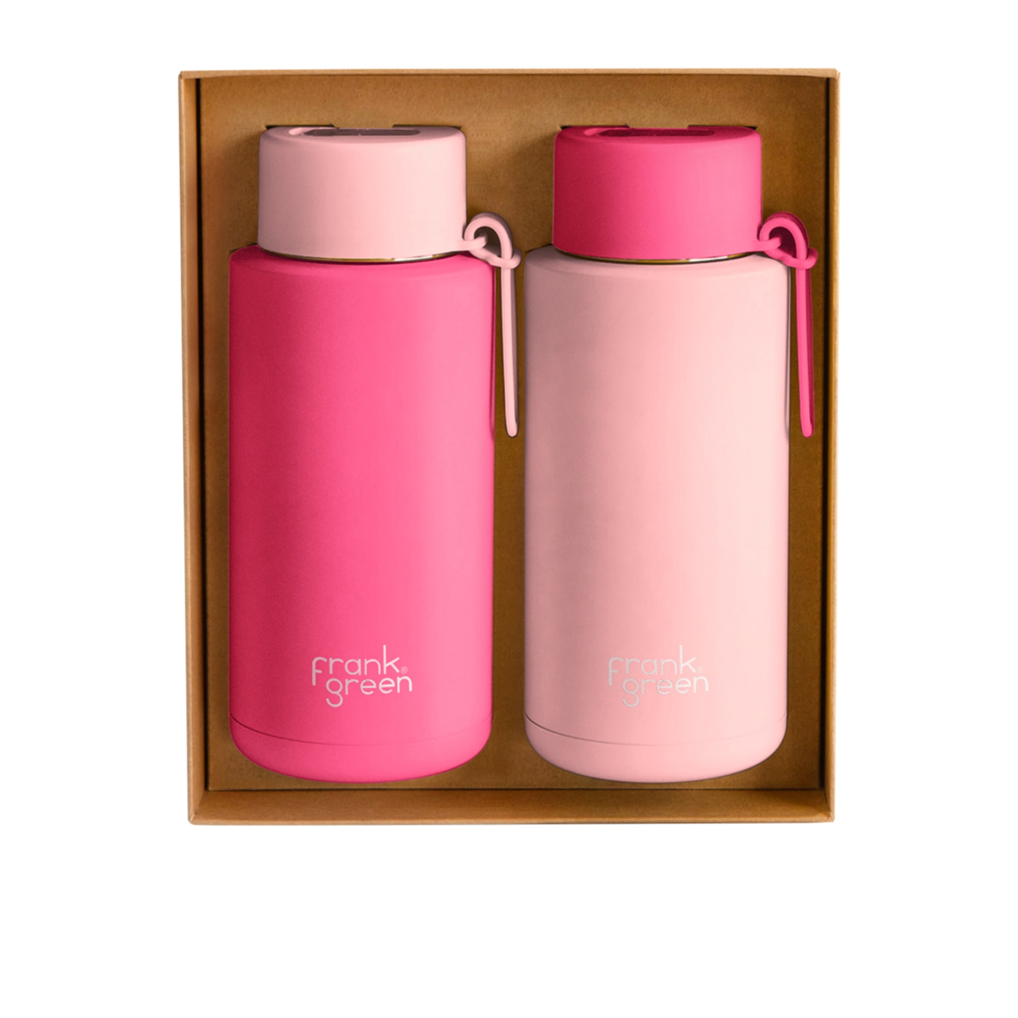 Frank Green Limited Edition Iconic Duo Gift Set of 2 Blushed/Neon Pink ...