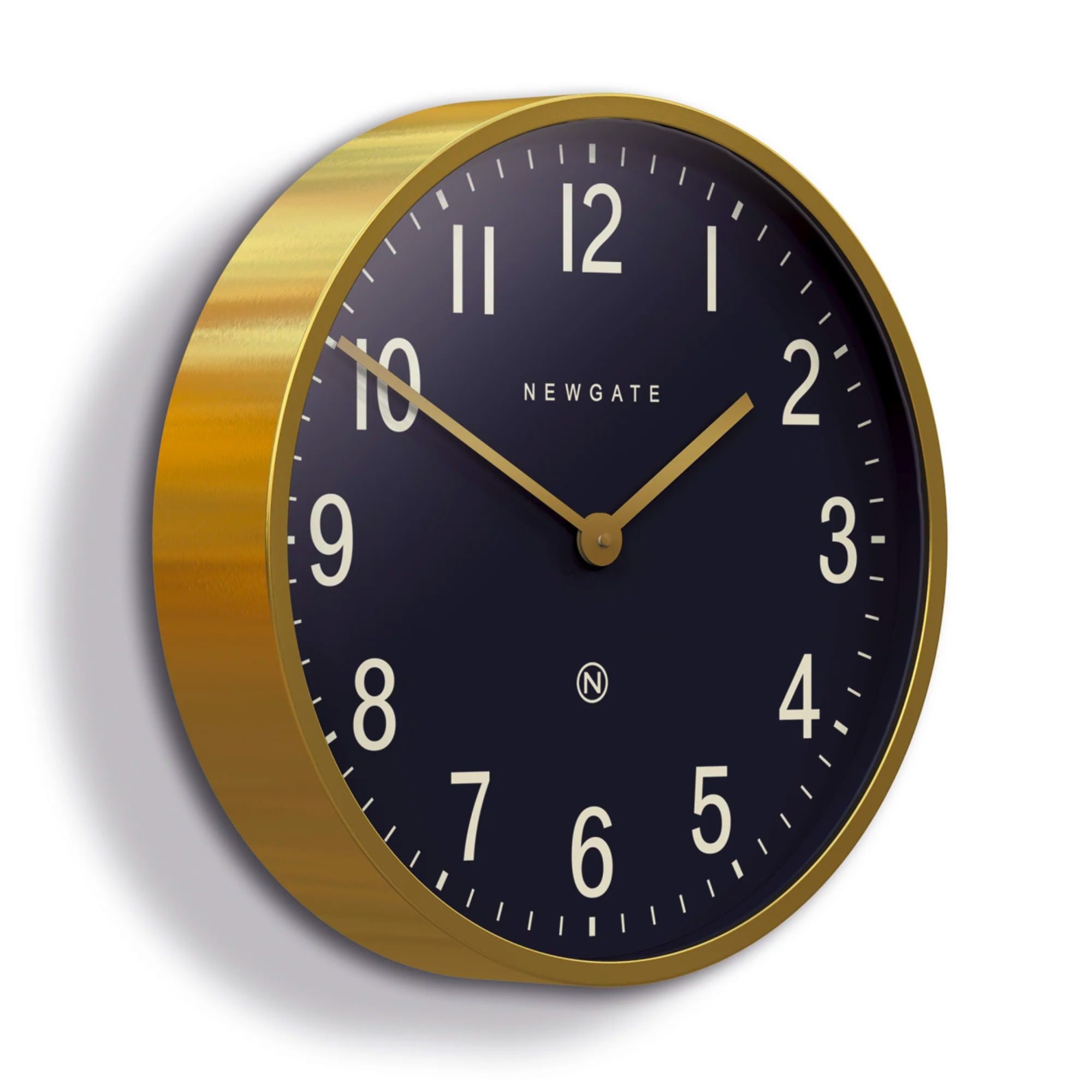 Newgate Mr Edwards Wall Clock Radial 45cm Brass | Kitchen Warehouse™
