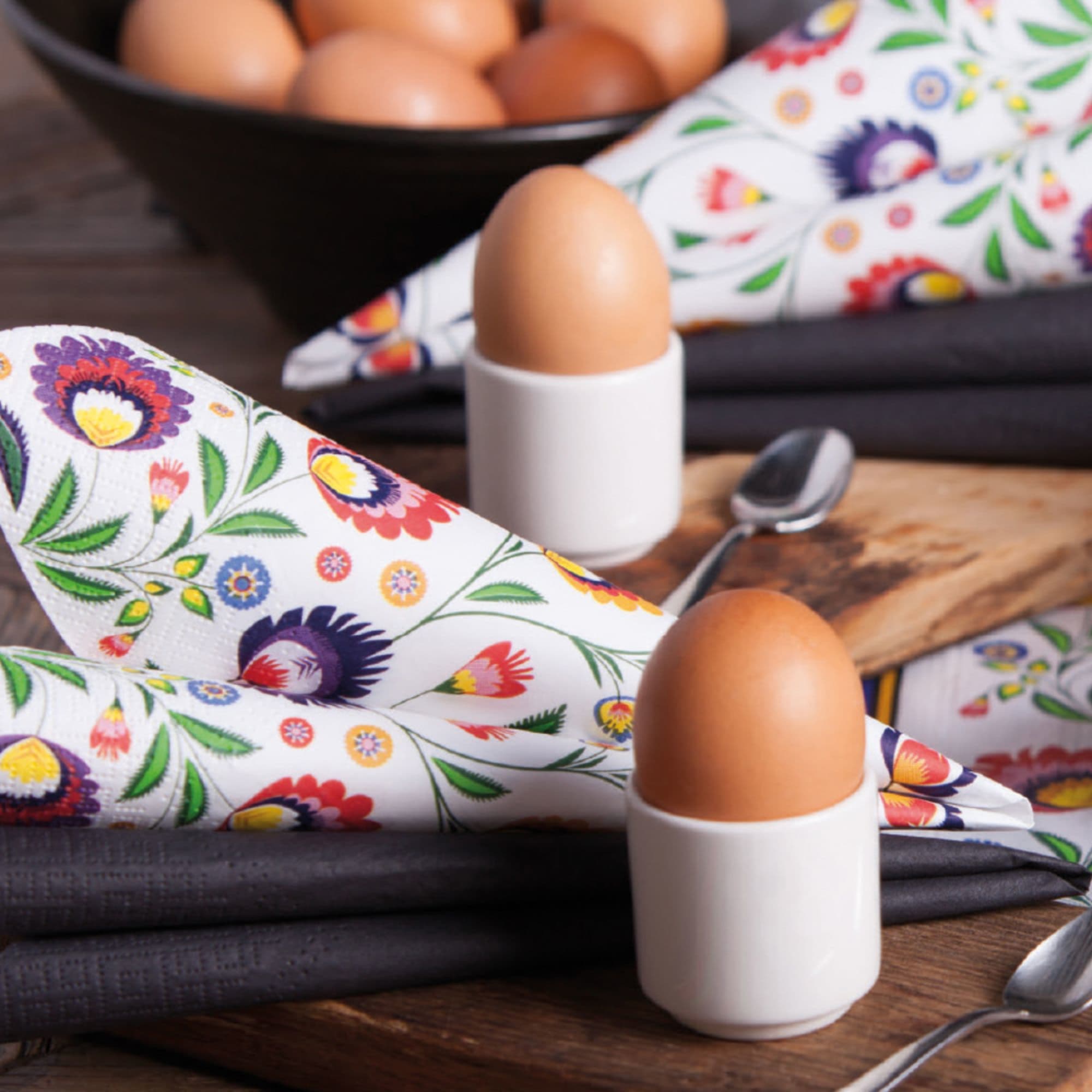 PAW Everyday 3ply Paper Napkin 20pk Polish Folk | Kitchen Warehouse™