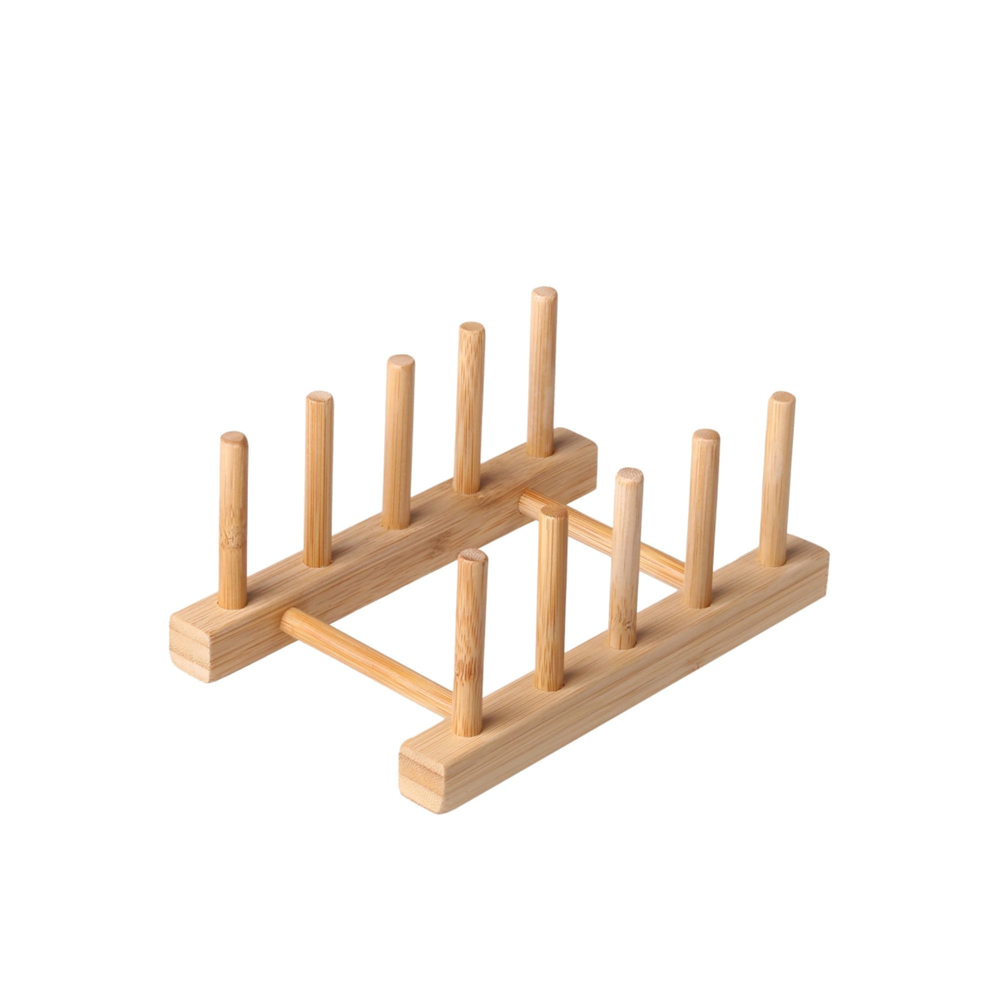 Sherwood Bamboo Standing Plate Rack 2pk | Kitchen Warehouse™