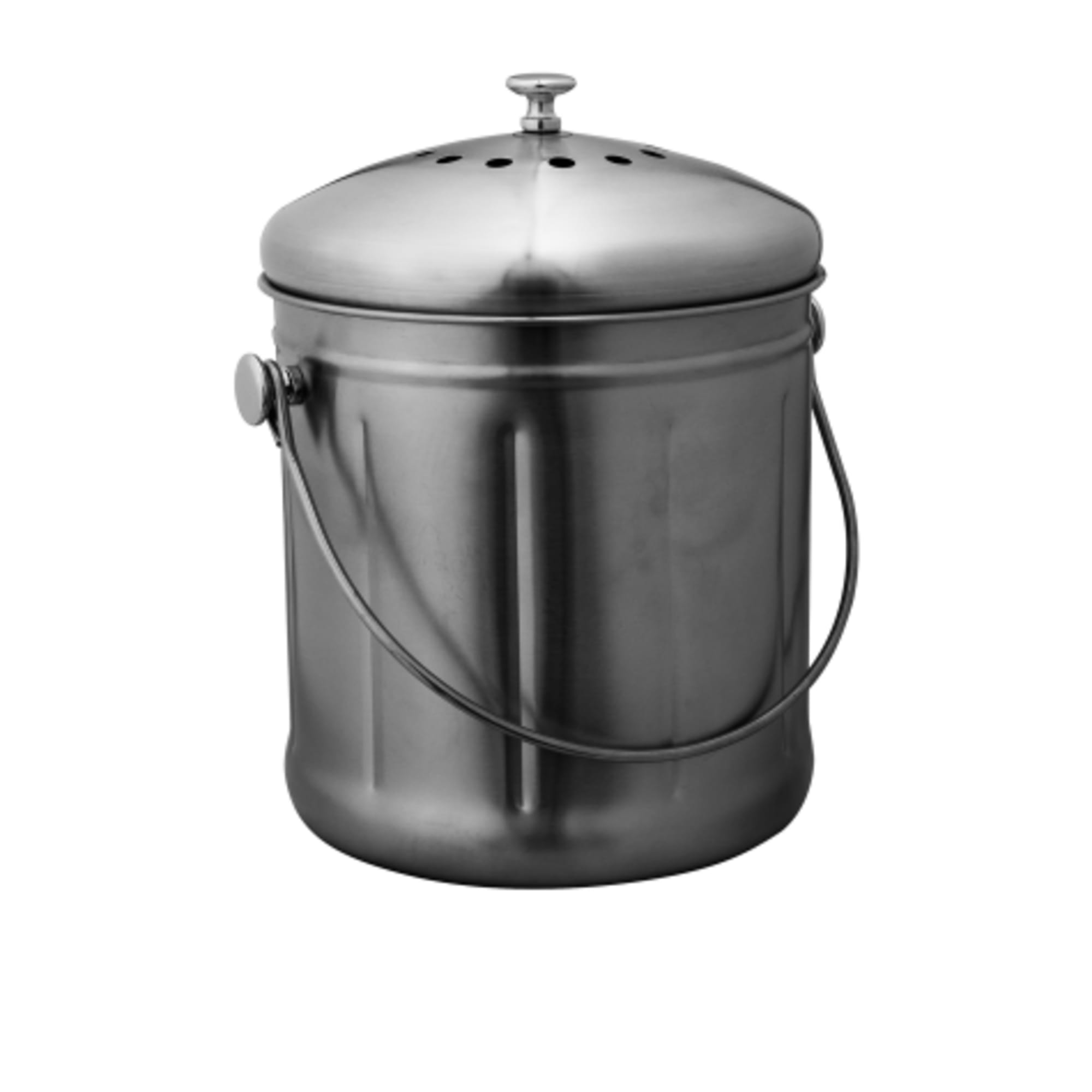 Avanti Compost Bin 10L Brushed Stainless Steel | Kitchen Warehouse™