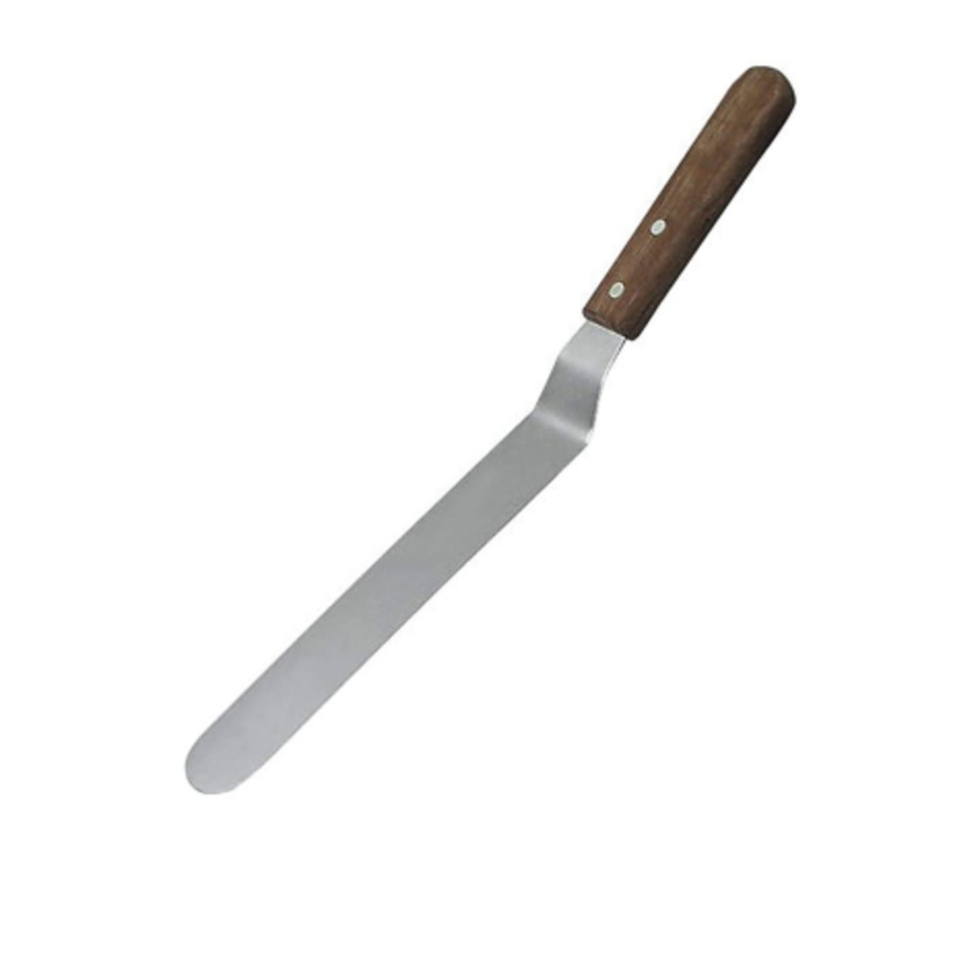 Chef Inox Offset Spatula w/ Wood Handle 20cm | Kitchen Warehouse™