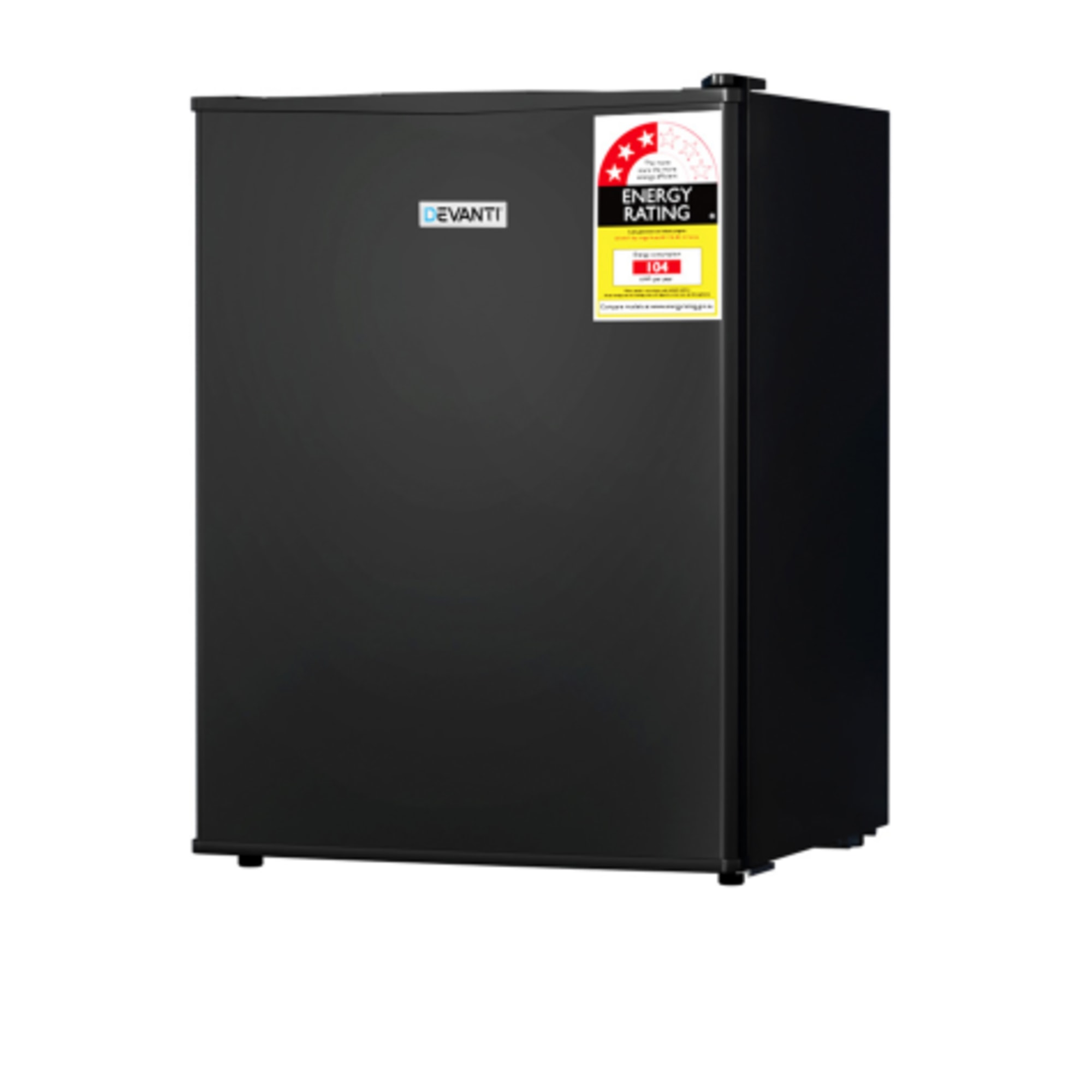 Devanti Mini Bar Fridge 70L Black | Kitchen Warehouse™