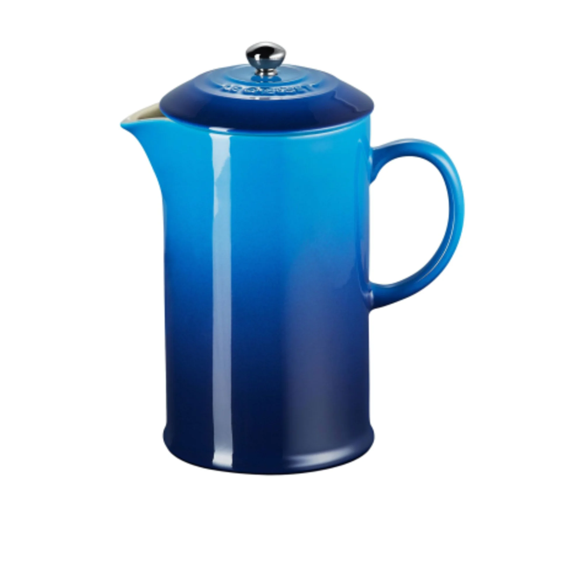 Le Creuset Stoneware French Press 1L Azure Blue | Kitchen Warehouse™
