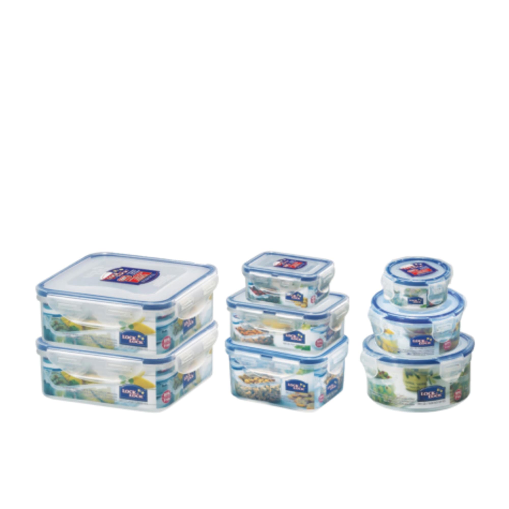 Lock & Lock Classic 8pc Food Container Set | Kitchen Warehouse™
