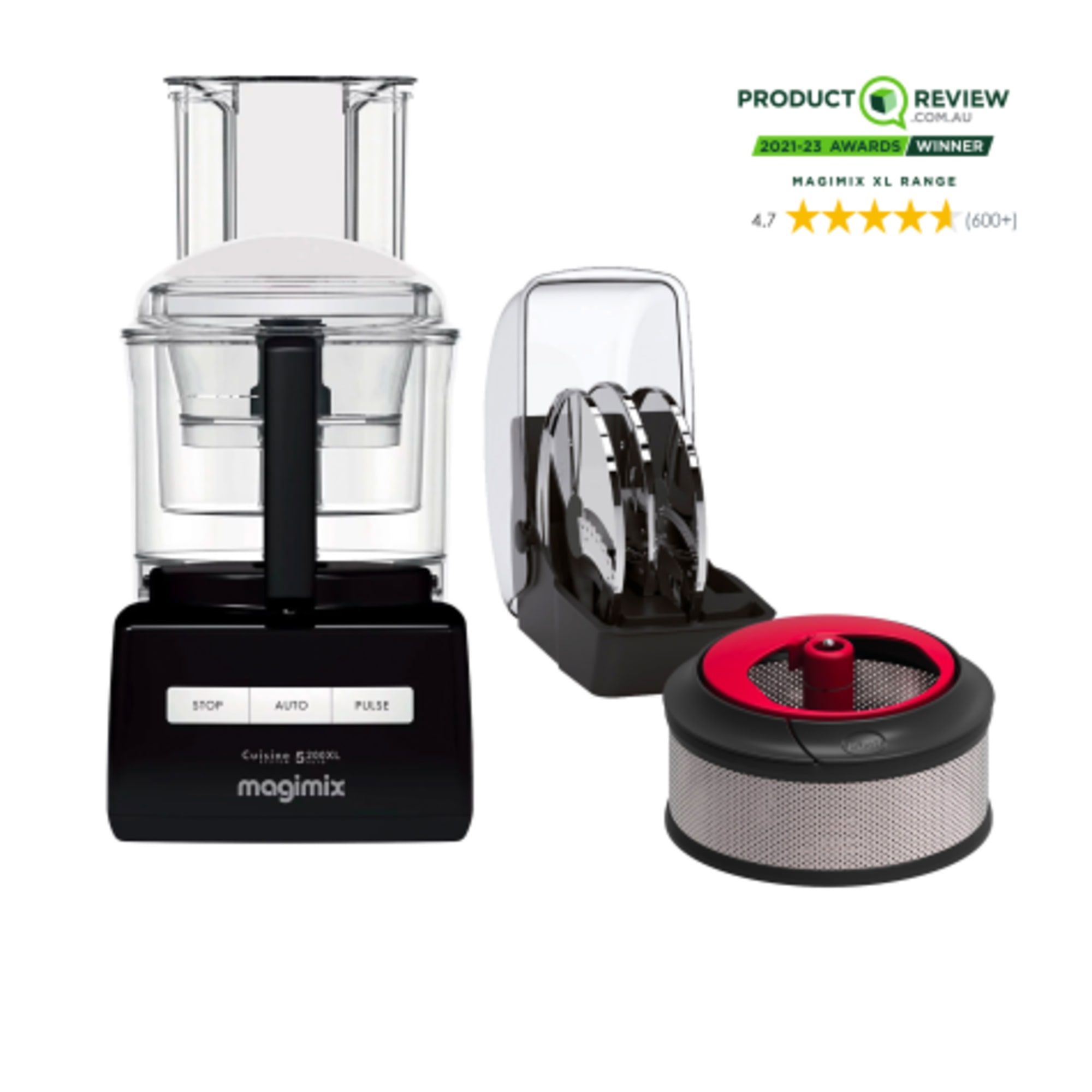 Magimix Premium 5200XL Food Processor Black - Fast Shipping