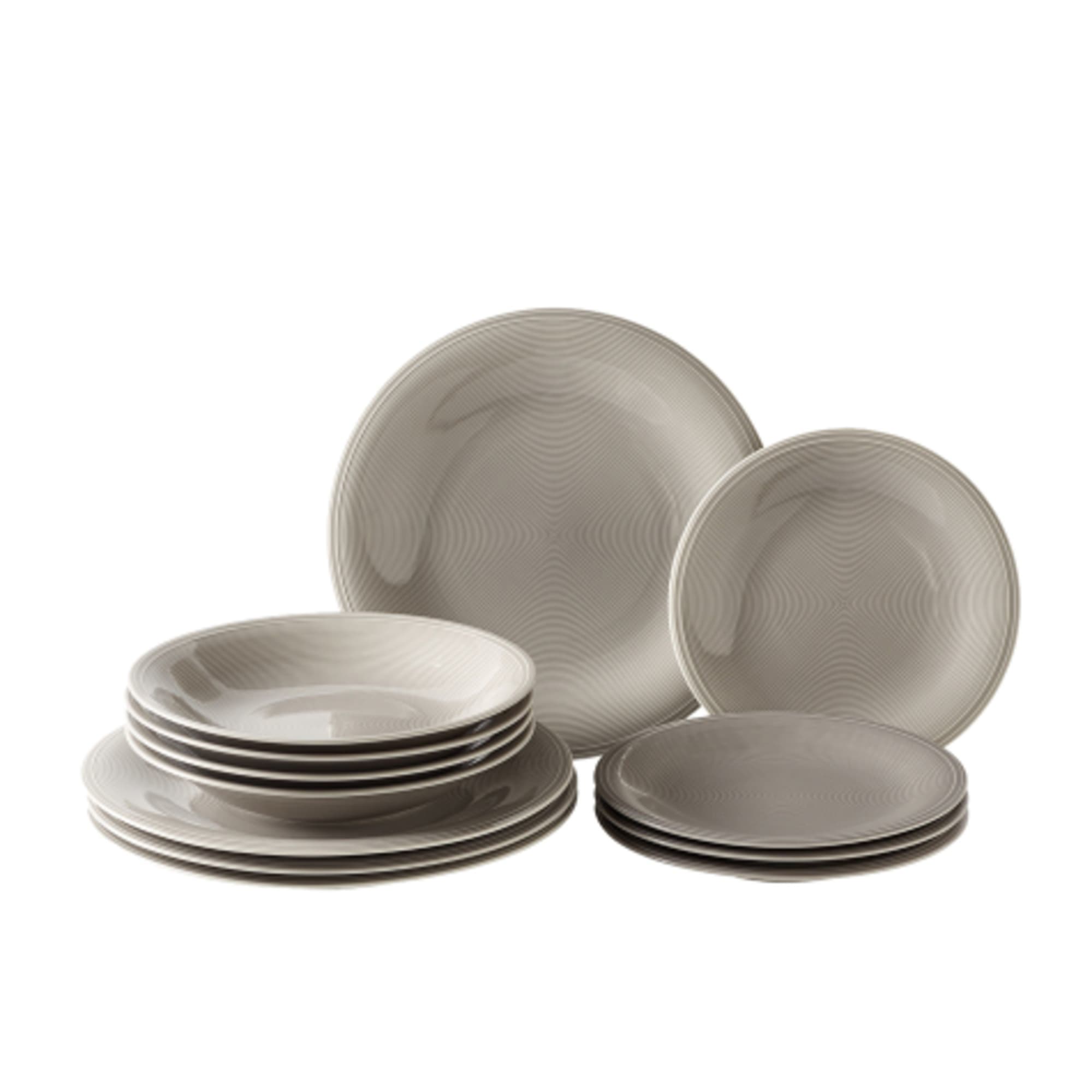Villeroy & Boch Colour Loop Dinner Set 12pc Stone | Kitchen Warehouse™