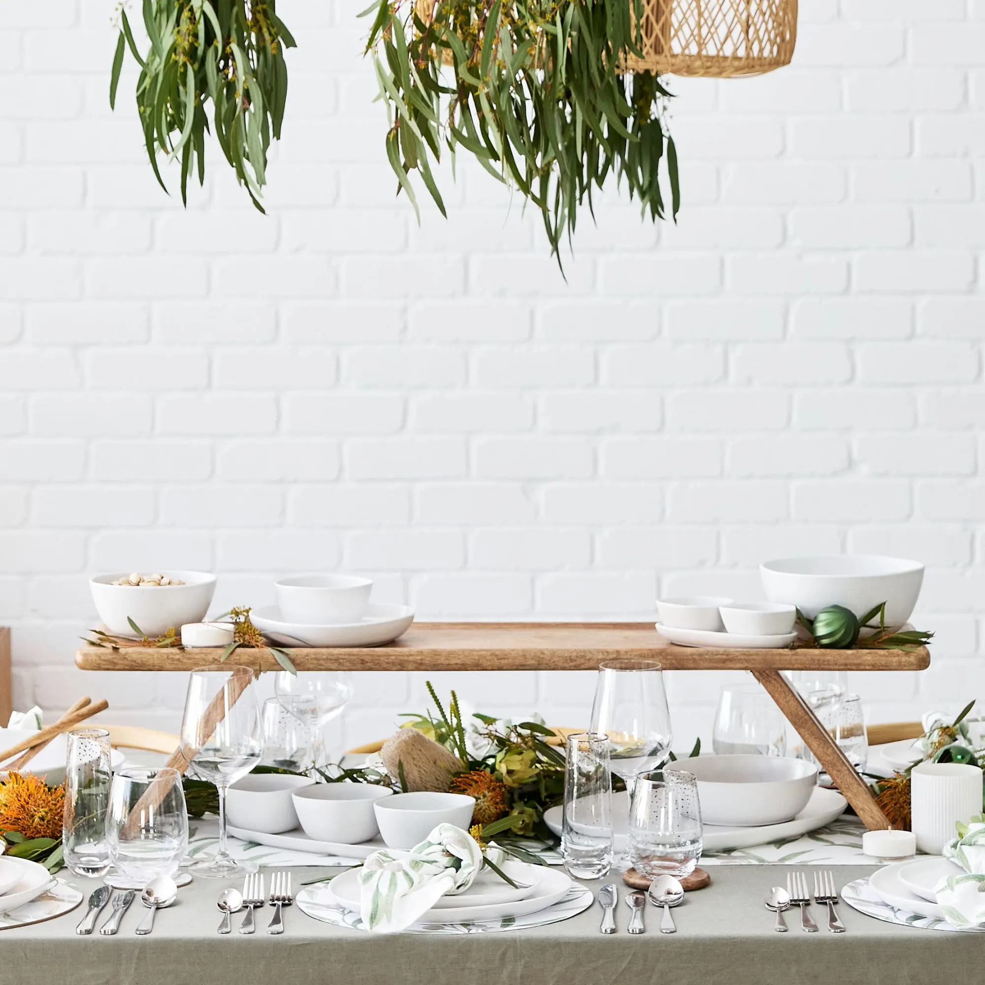 Grove Rectangular Platter with Stand 100x25cm | Kitchen Warehouse™