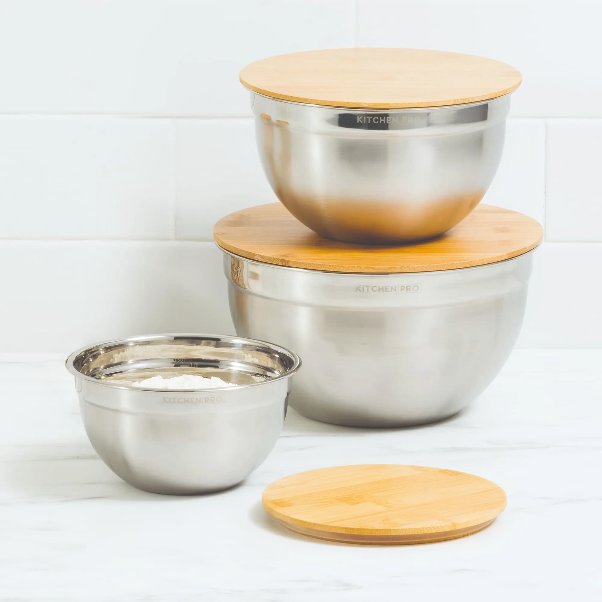 Stainless steel mixing bowls | Kitchen Warehouse