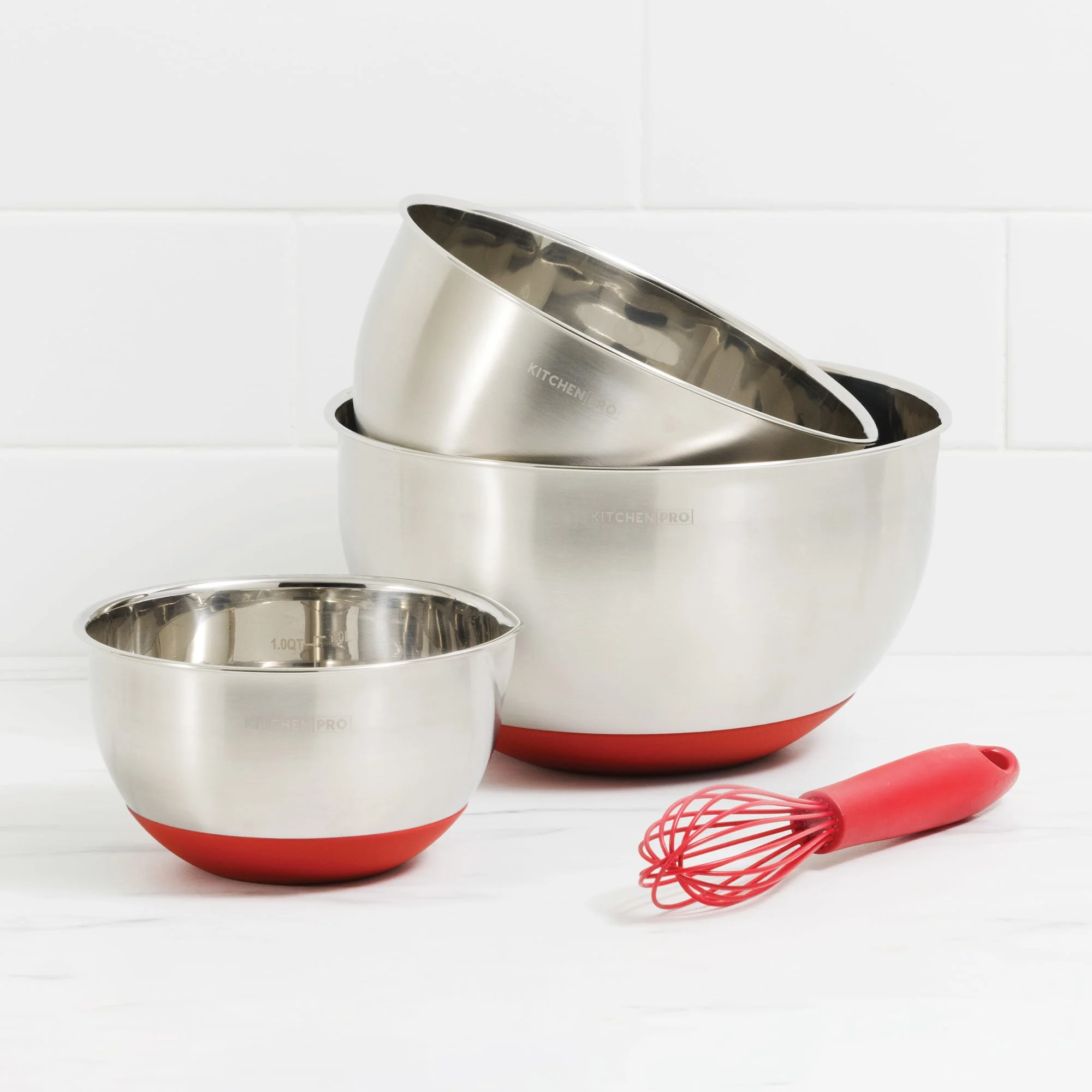 Stainless steel mixing bowls | Kitchen Warehouse
