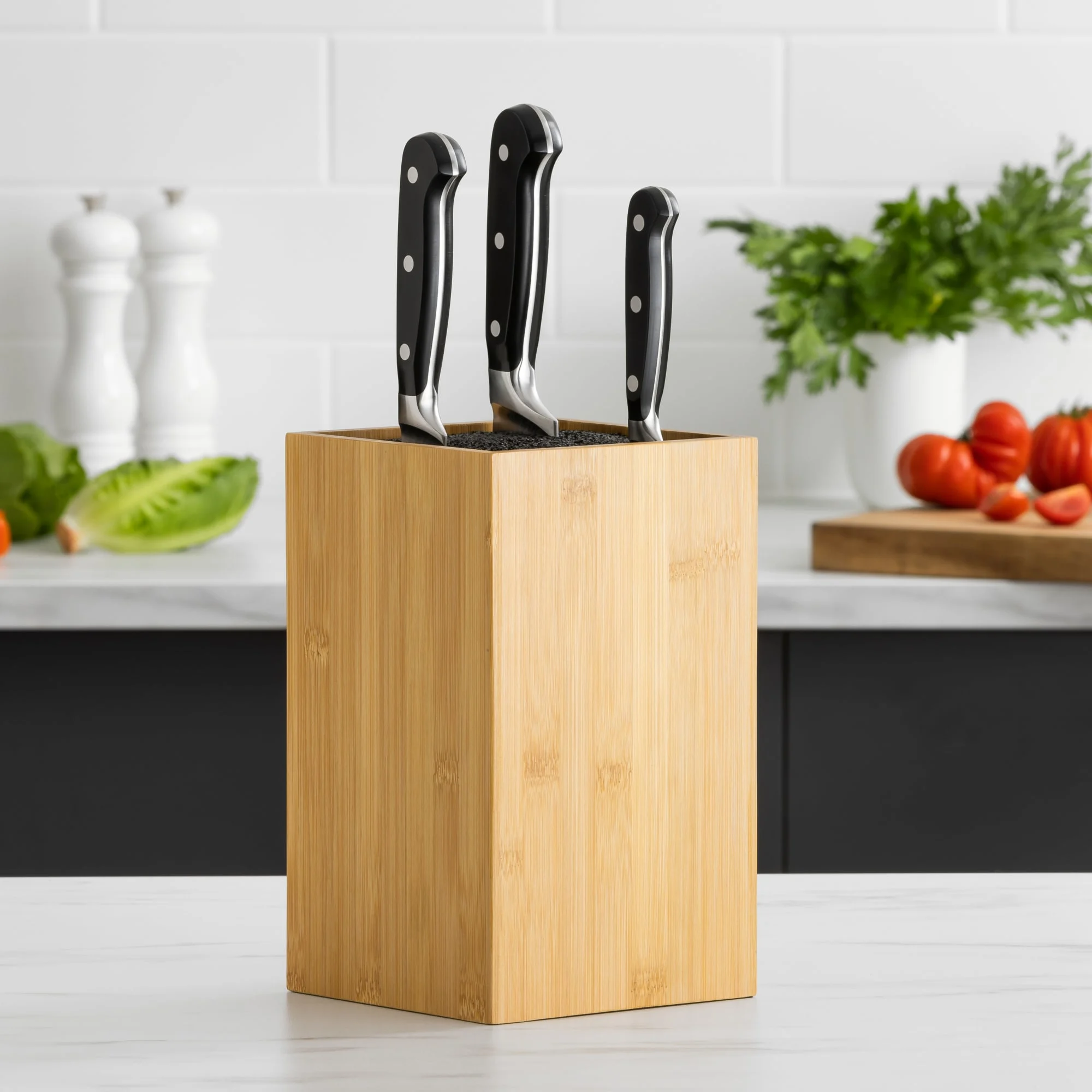 Rectangular Universal Knife Block | Kitchen Warehouse™