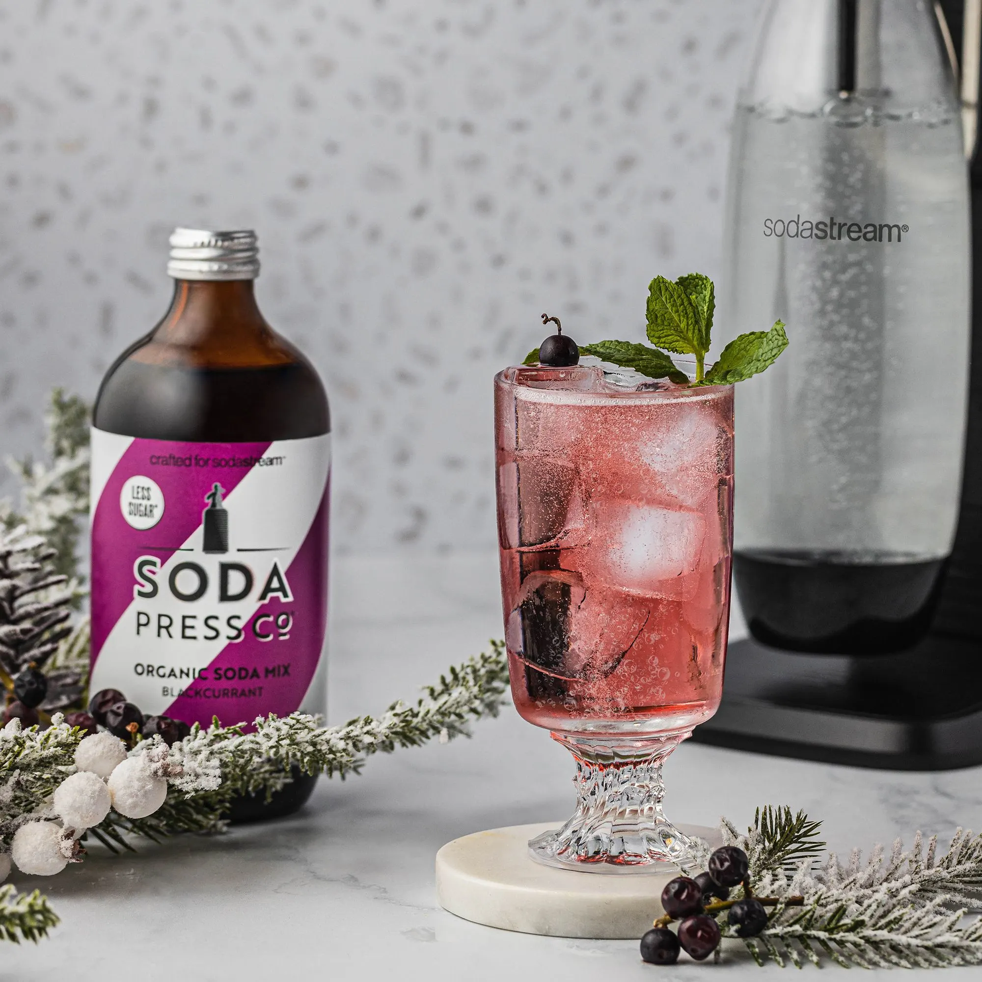 Soda Press Co Organic Soda Syrup 500ml Blackcurrant Bliss | Kitchen ...
