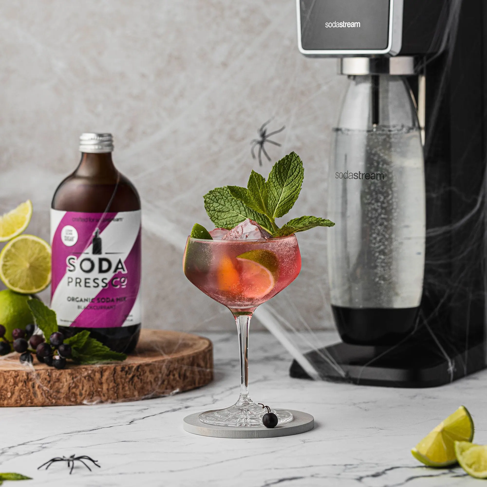 Soda Press Co Organic Soda Syrup 500ml Blackcurrant Bliss | Kitchen ...