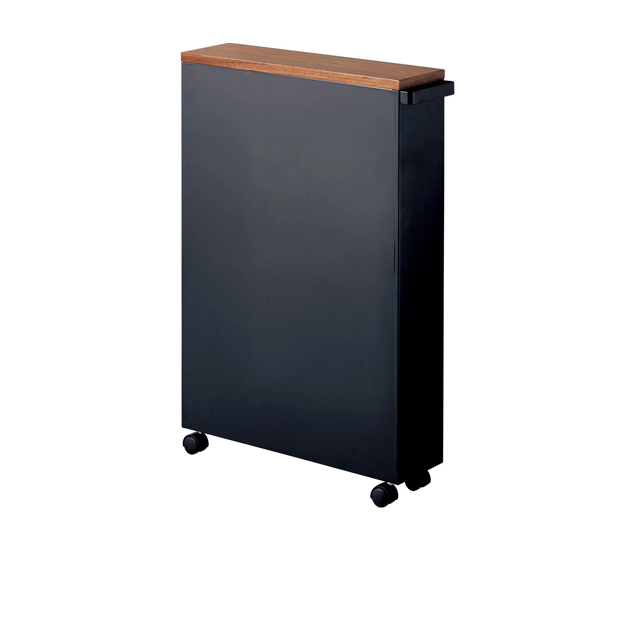 Tower Semi-Closed Storage Cart Black | Kitchen Warehouse™