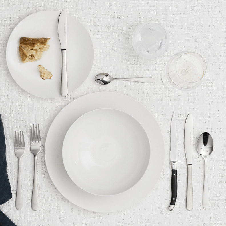 Maestro Cutlery Set 84pc Satin Silver | Kitchen Warehouse™