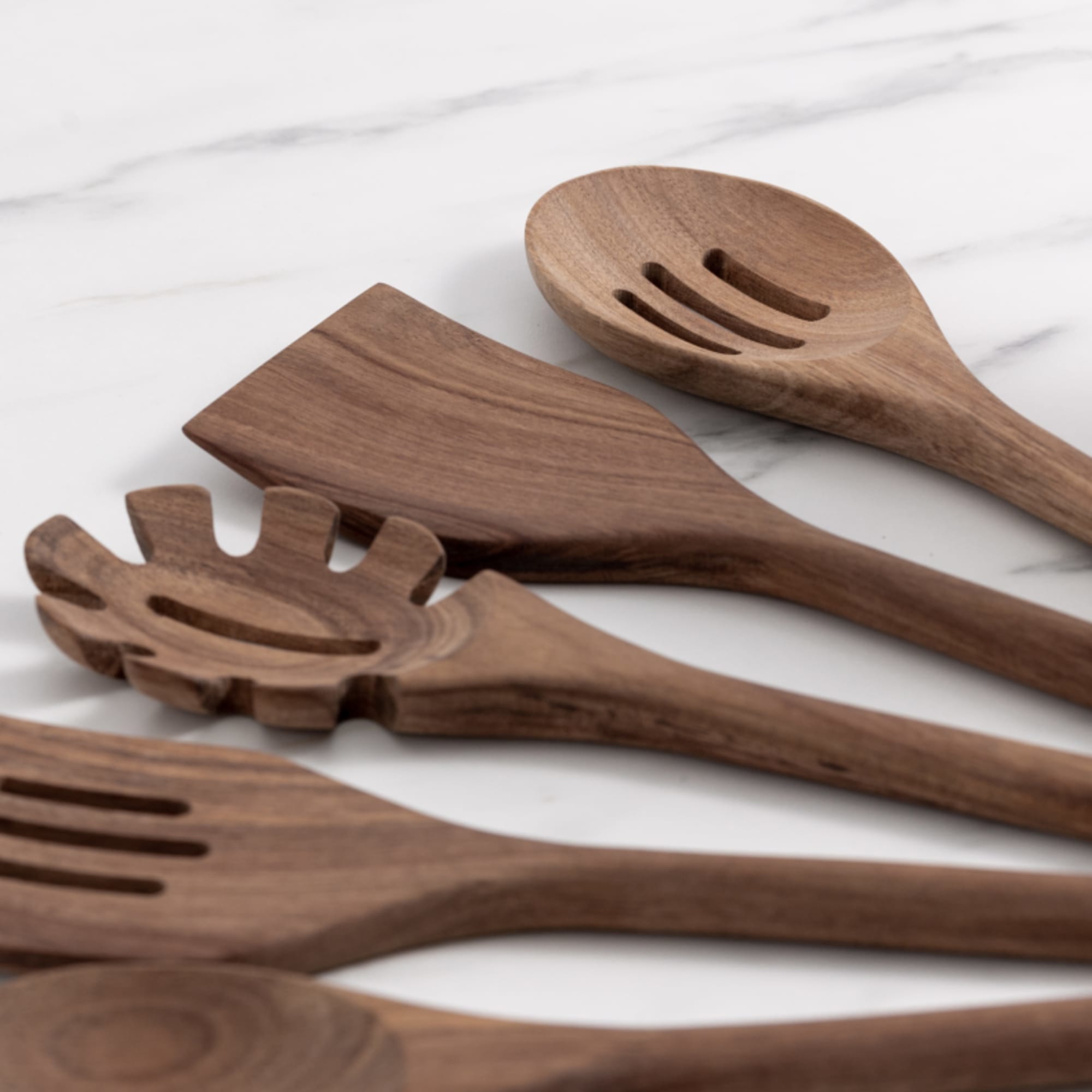 Kitchen Pro Elements Acacia Wood Utensils Set of 6 | Kitchen Warehouse™
