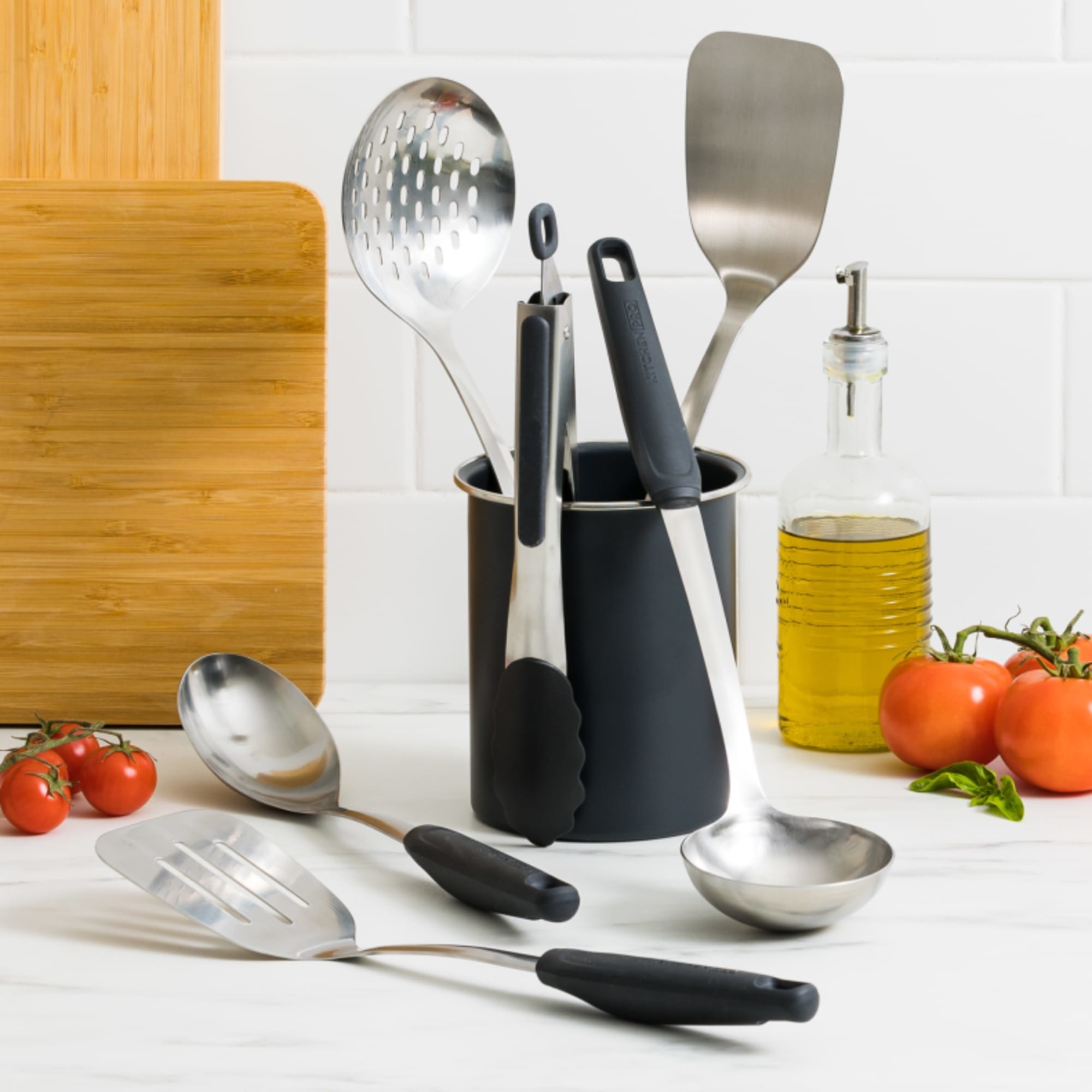 Ergo Stainless Steel Utensil Set 7pc | Kitchen Warehouse™