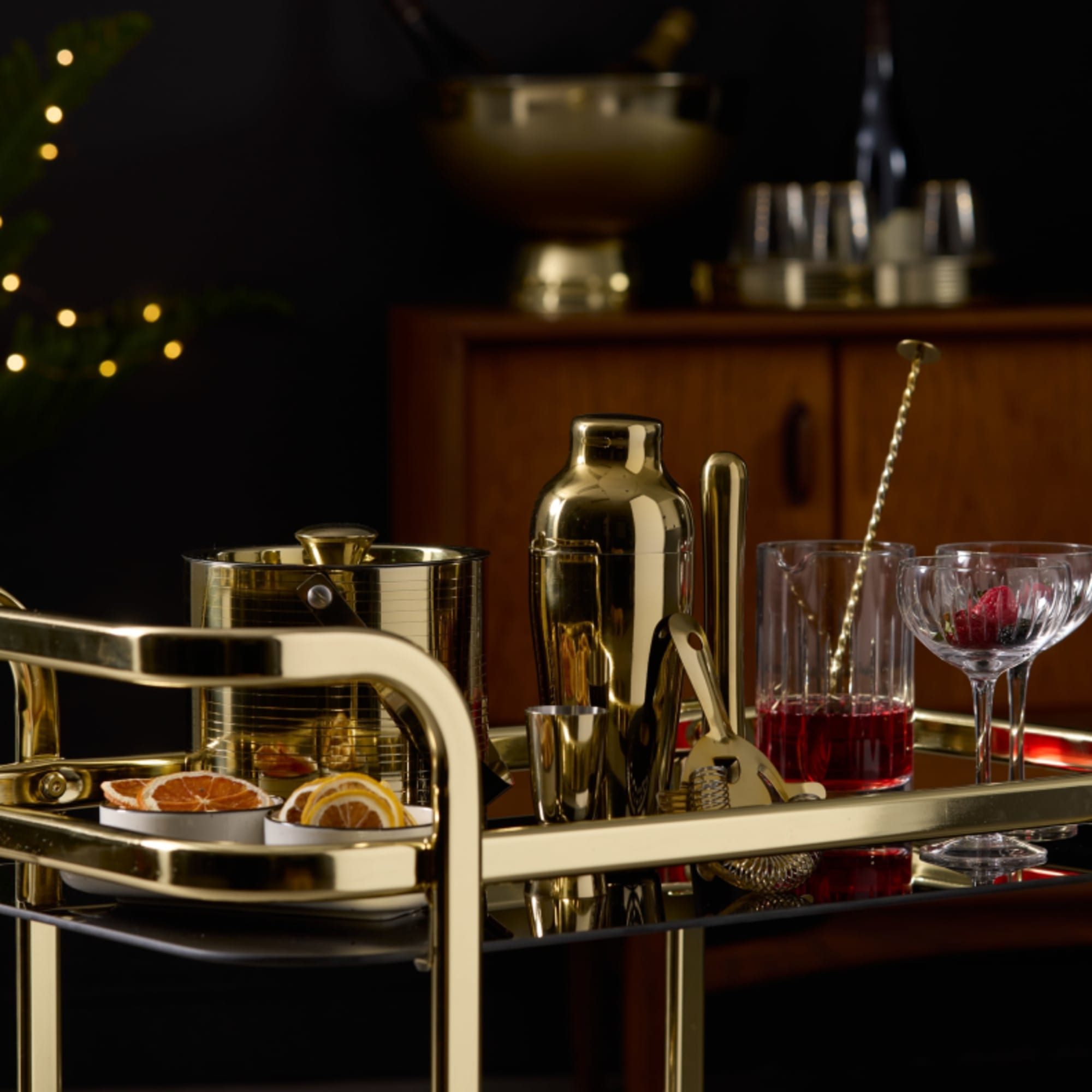 Manhattan Cocktail Set 5pc Gold | Kitchen Warehouse™