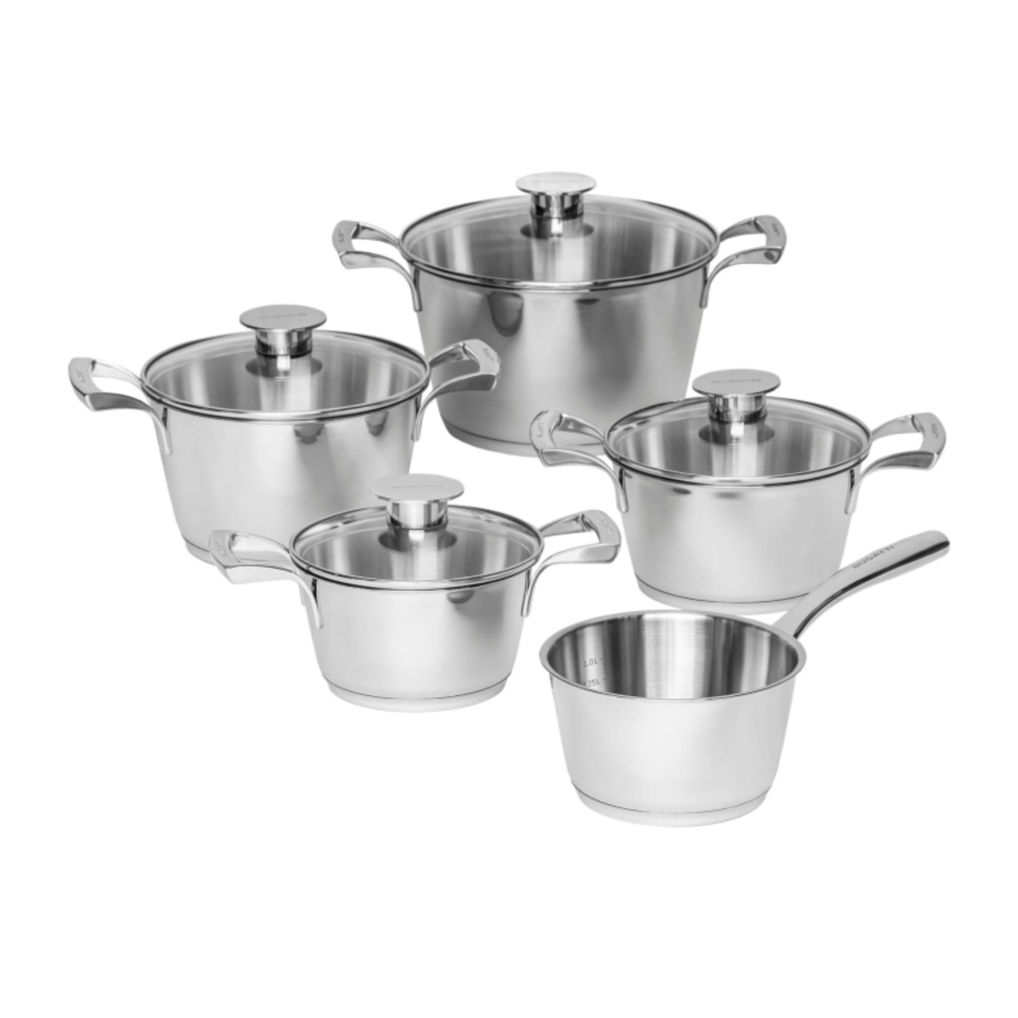 Stainless Steel 5pc Cookware Set Chrome | Kitchen Warehouse™