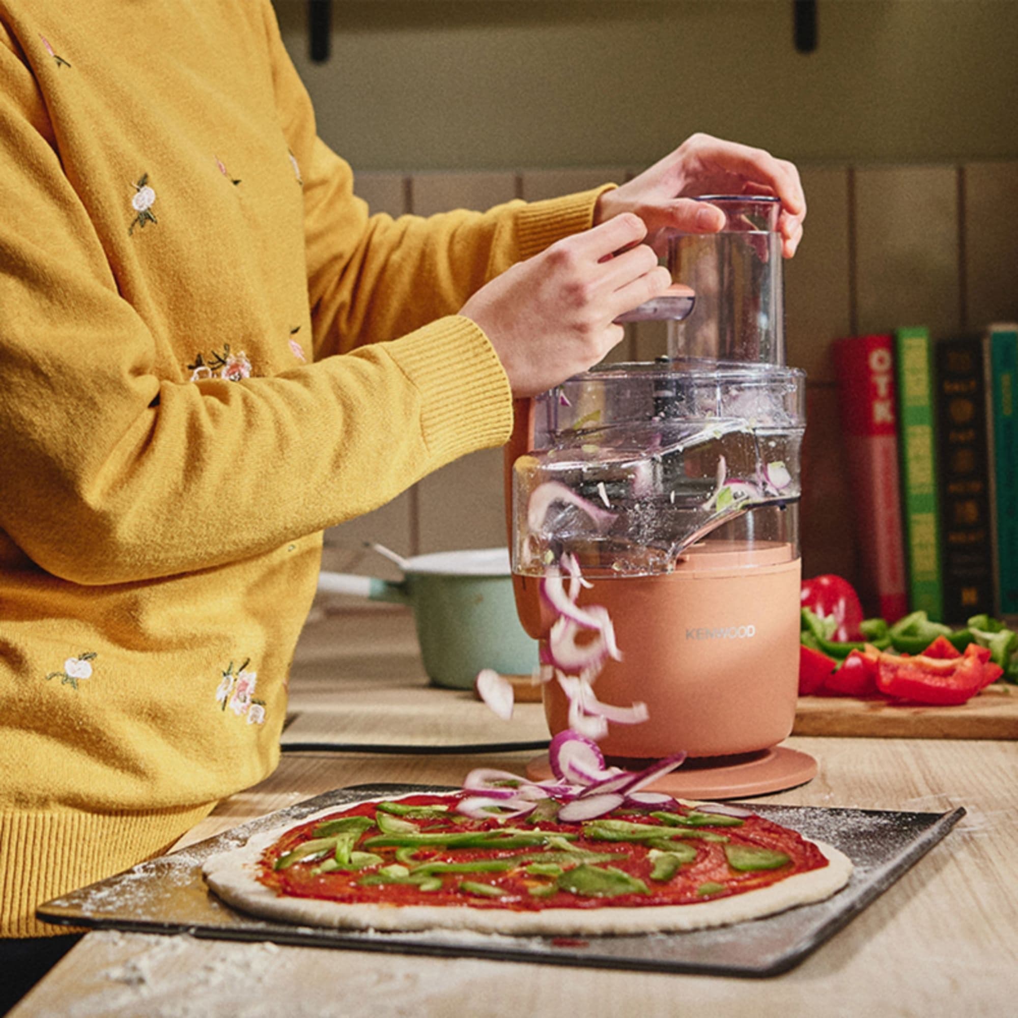 Multipro Go FDP22130RD Food Processor Red Clay | Kitchen Warehouse™