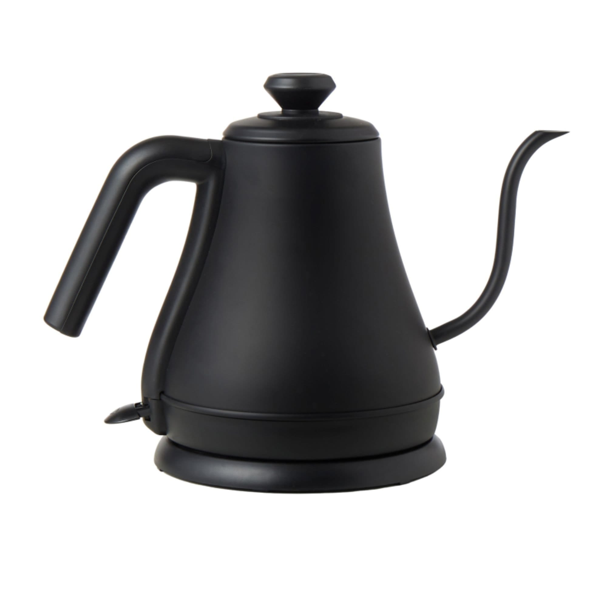 Electric Goose Neck Kettle 800ml Black | Kitchen Warehouse™