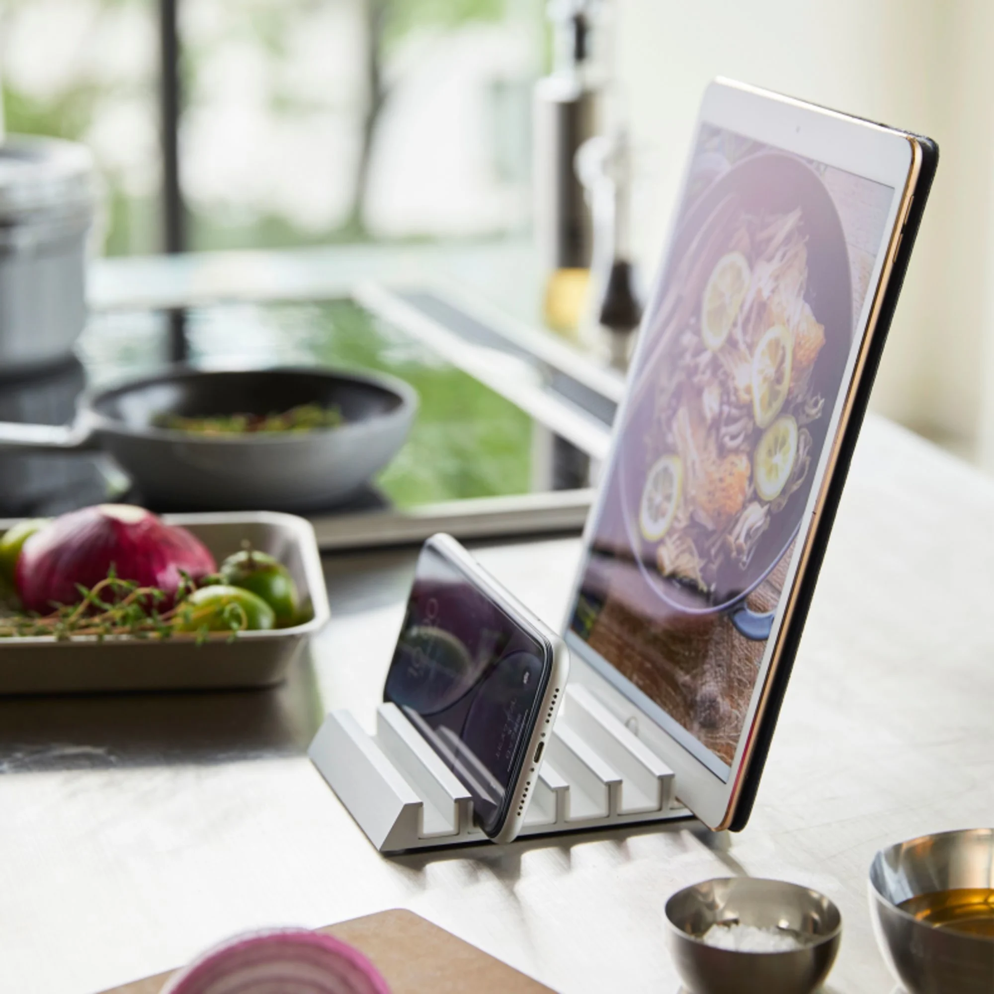 Yamazaki Tower Tablet Stand | Kitchen Warehouse™