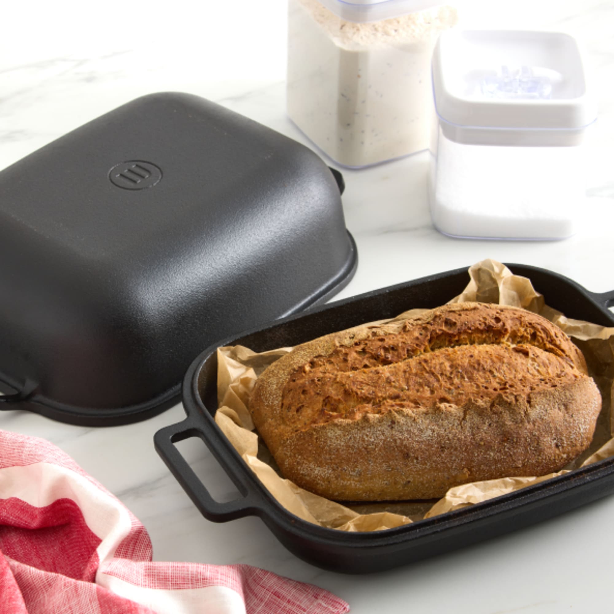 Wolstead Endure Seasoned Cast Iron Bread Baking Pan 39x25cm | Kitchen ...