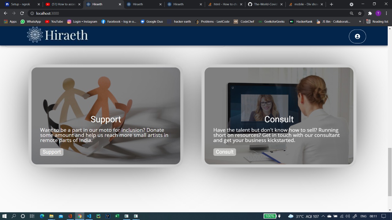 GitHub - TanyaGupta1901/Hiraeth: Website is live at: