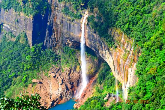 Nohkalikai Falls | View Point Top | Nohkalikai Waterfall Meghalaya