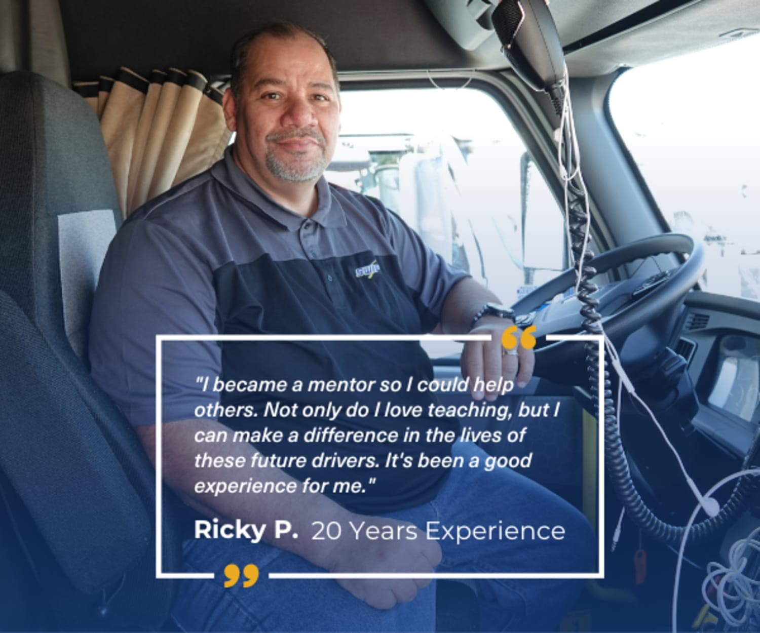 Truck Driver Mentor Program - CDL Mentors - Swift Transportation