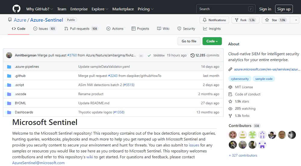 Microsoft Sentinel Tracking Azure Sentinel Github Updates In 2025 Logicv