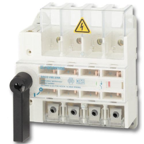 SIRCO VM2 200A 4pol LASTBRYTER MODULÆR Kontram AS